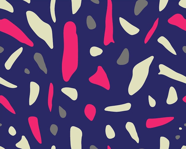 Vibrant Geometric Shapes on Midnight Blue Background | Jiffy Designs