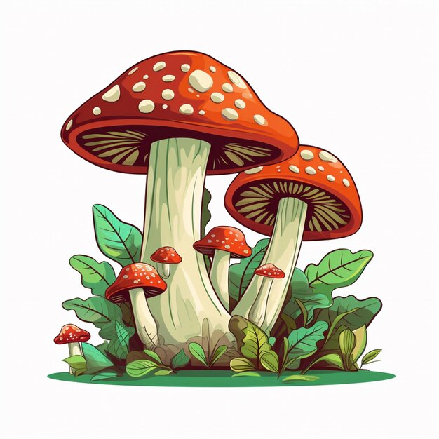 Vibrant Mushroom Forest with Whimsical Toadstools | Jiffy Designs