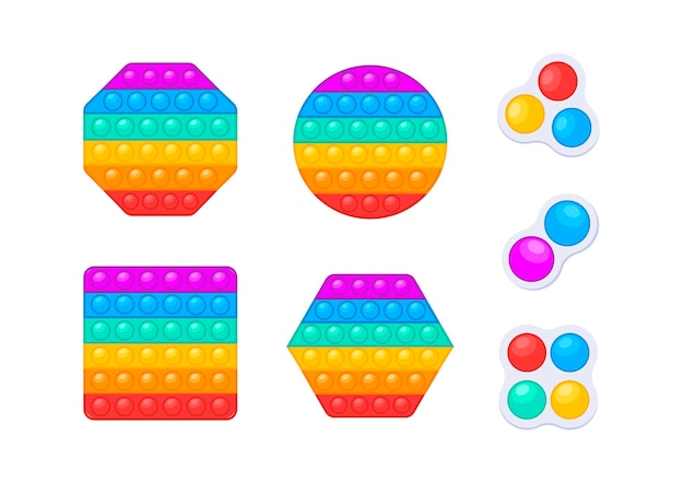 Vibrant Fidget Toy Collection with Varied Shapes and Colors | Jiffy Designs