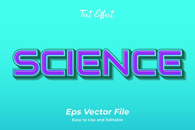 Vibrant and Futuristic Science Text Effect | Jiffy Designs