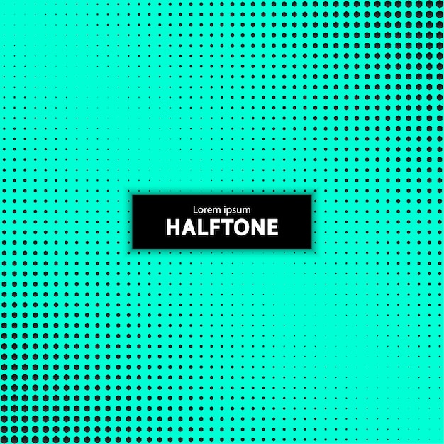 Vibrant Halftone Pattern with Bold Text on Turquoise Background | Jiffy ...