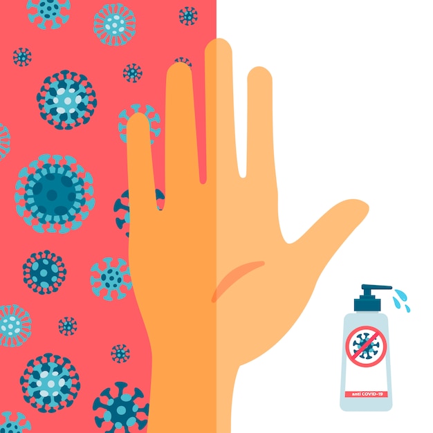 Vibrant Viral Particles and Protective Hand Sanitizer | Jiffy Designs