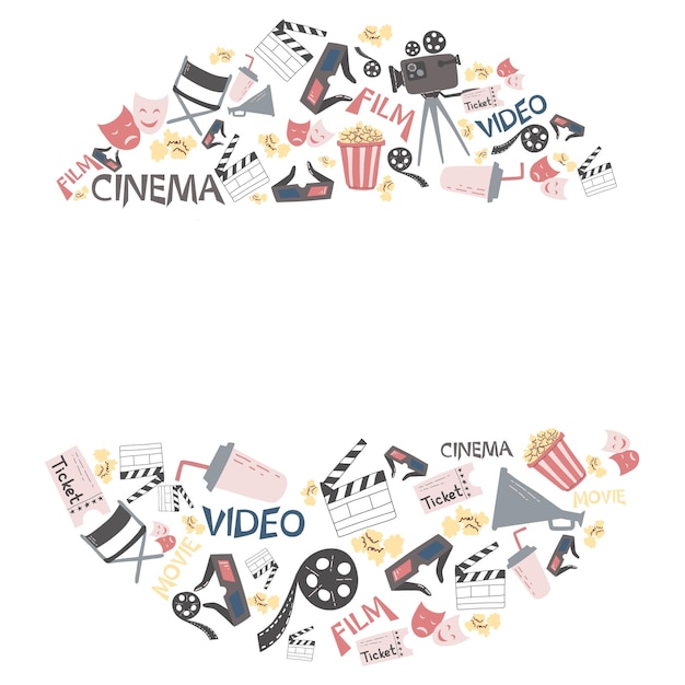 Assorted Cinema and Movie Themed Graphics Collection | Jiffy Designs