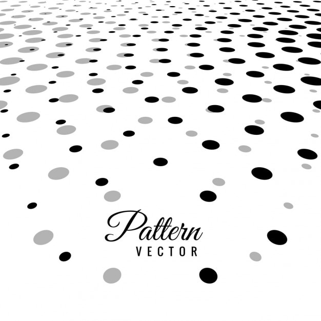 Monochrome Gradient Dotted Pattern with Typography | Jiffy Designs