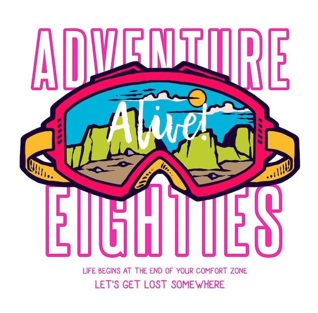 Vibrant Adventure Awaits in Stylish Goggles | Jiffy Designs