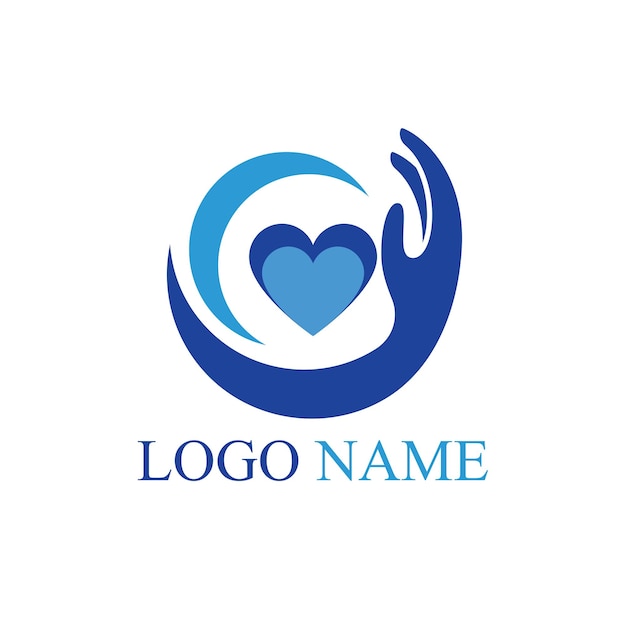 Elegant Heart-Shaped Emblem with Flowing Curves | Jiffy Designs