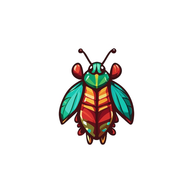 Vibrant Stained Glass Beetle with Intricate Patterns | Jiffy Designs