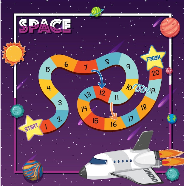 Intergalactic Adventure Awaits on the Space Game Board | Jiffy Designs