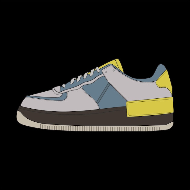 Vibrant Retro-Inspired Sneaker Design | Jiffy Designs