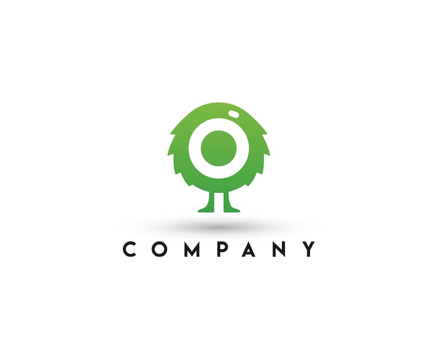 Vibrant Green Circular Mascot Logo Design | Jiffy Designs