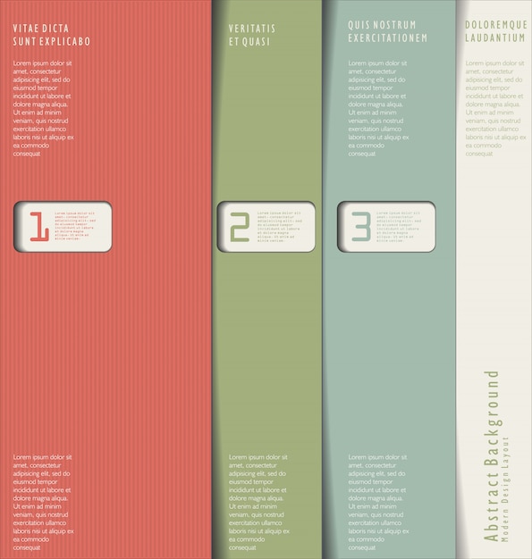 Vintage-Style Infographic Design with Numbered Panels and Text | Jiffy ...