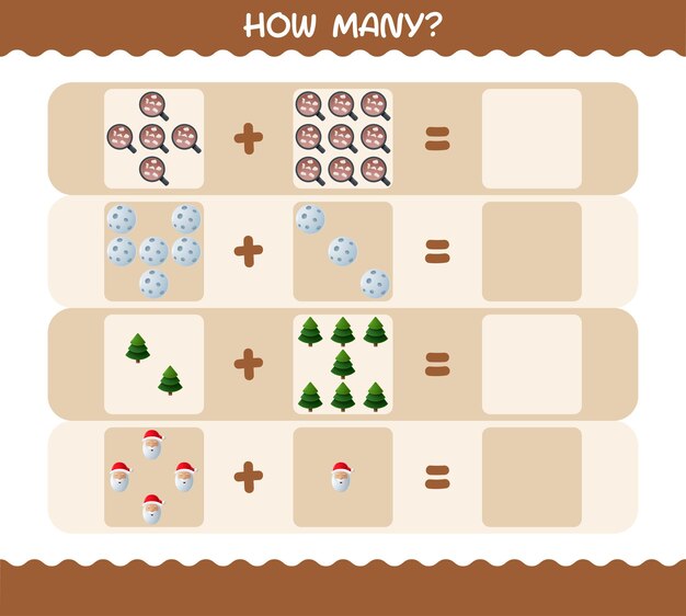 Counting Whimsical Holiday Icons in Fun Math Puzzle | Jiffy Designs