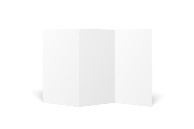 Elegant Tri-Fold Brochure Mockup with Crisp White Panels | Jiffy Designs