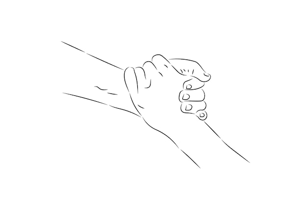 Powerful Fist Illustration with Dynamic Motion Lines | Jiffy Designs