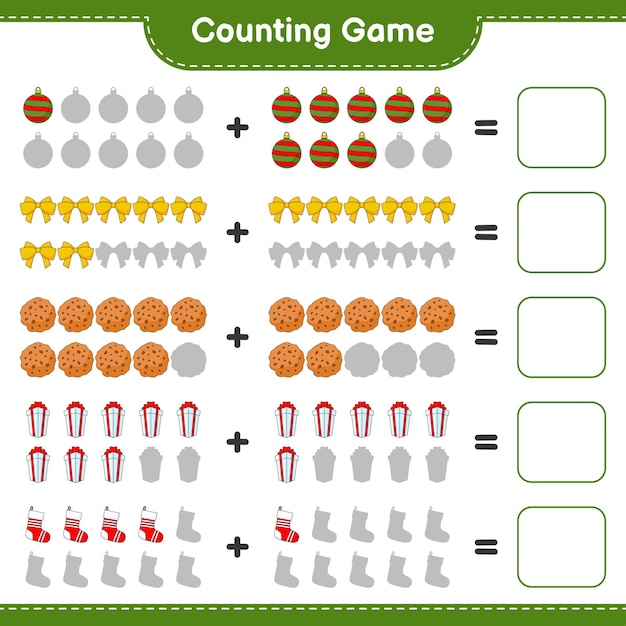 Engaging Counting Game with Colorful Food Icons | Jiffy Designs