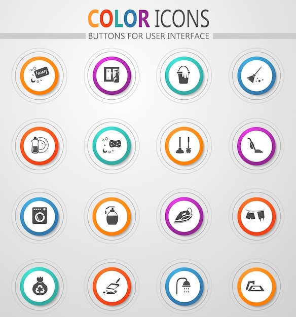Vibrant Circular Icons for Modern User Interface Design | Jiffy Designs