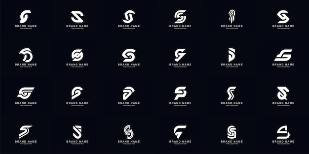 Elegant and Minimalist S-Shaped Brand Logos Collection | Jiffy Designs