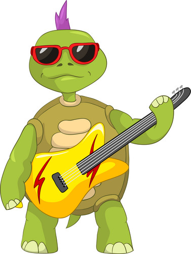 Funny Turtle. Rock Star. | Jiffy Designs