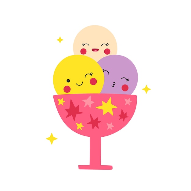 Charming Trio of Kawaii Emoji Popsicles on a Stick | Jiffy Designs