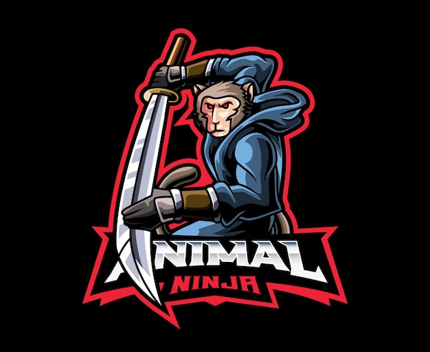 Fierce and Formidable: The Animal Ninja Warrior Emblem | Jiffy Designs