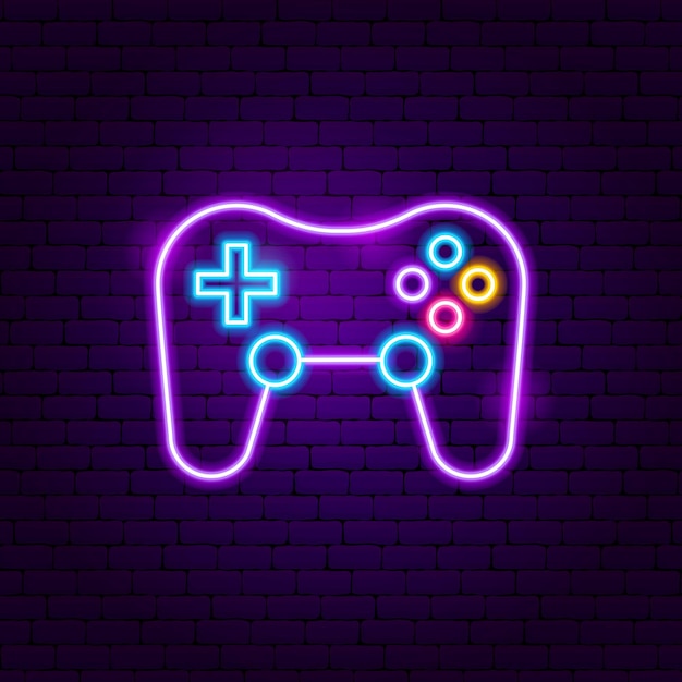 Vibrant Neon Gaming Controller Shines Bright | Jiffy Designs