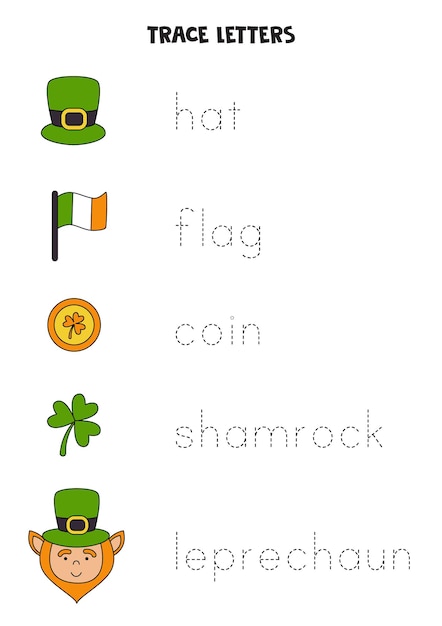 Trace Letters and Discover Irish Symbols | Jiffy Designs