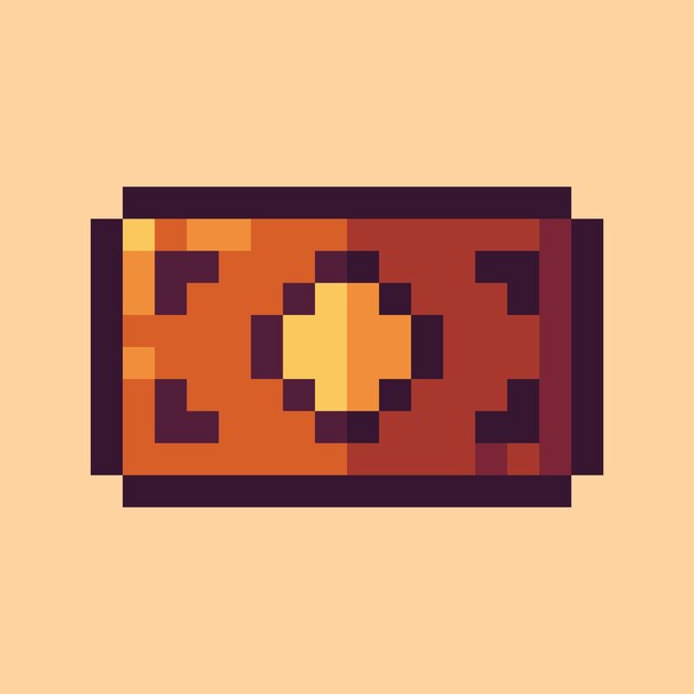 Vibrant Pixel Art Emblem with Geometric Patterns | Jiffy Designs