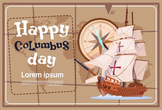 Celebrate the Voyage of Discovery with this Columbus Day Poster | Jiffy ...