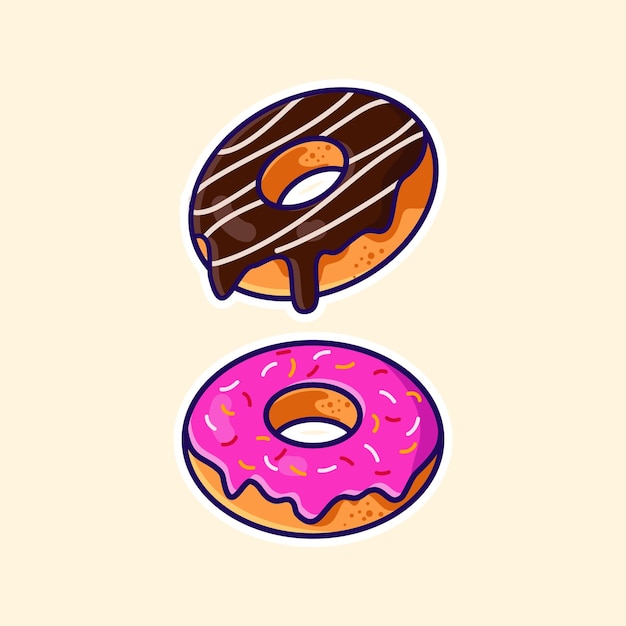 Delectable Donuts: Glazed Delights in Vibrant Hues | Jiffy Designs