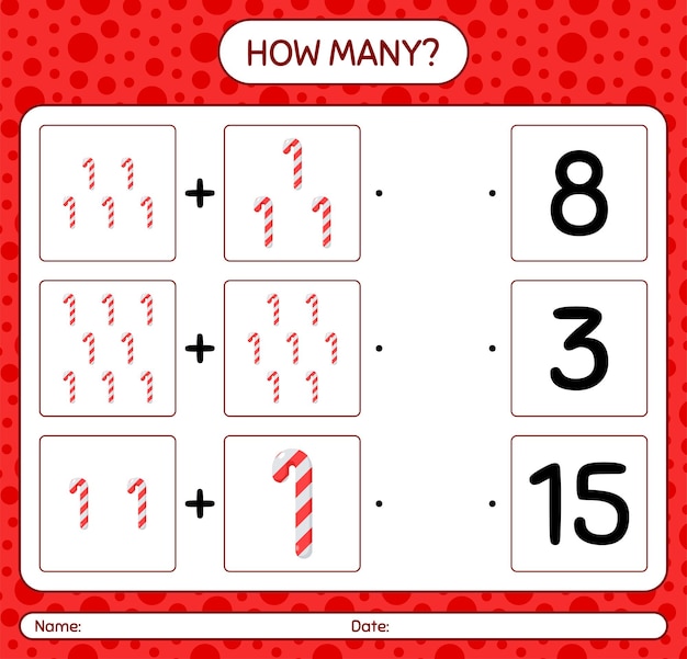 Counting Candy Canes: A Fun Math Puzzle | Jiffy Designs