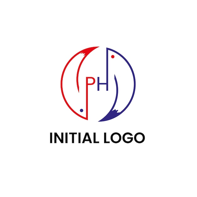 Elegant Circular Monogram with Initials and Geometric Shapes | Jiffy ...