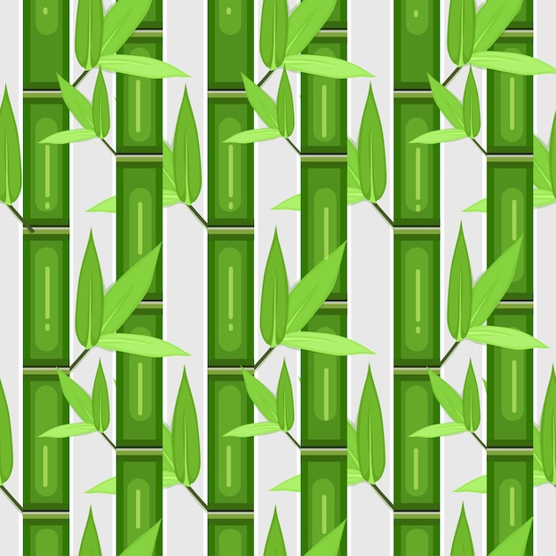 Lush Bamboo Forest with Geometric Foliage Patterns | Jiffy Designs