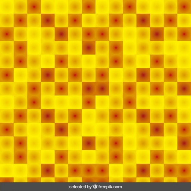 Vibrant yellow and orange checkered square pattern background | Jiffy ...