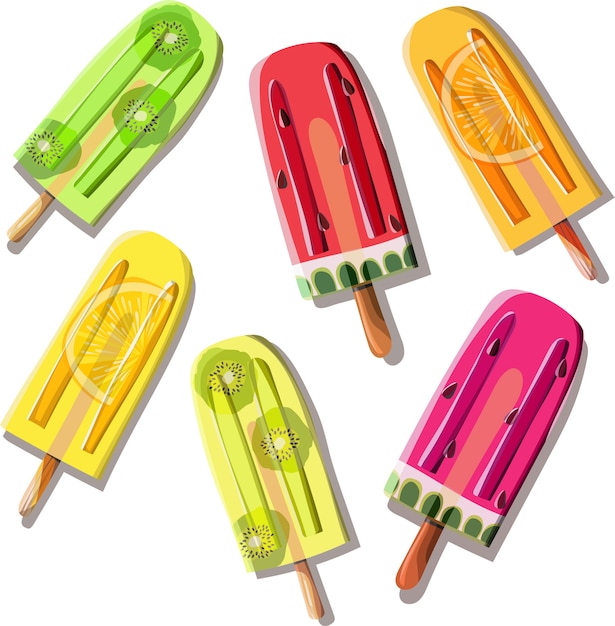 Vibrant Popsicle Collection: Fruit-Inspired Treats for Summer Fun ...
