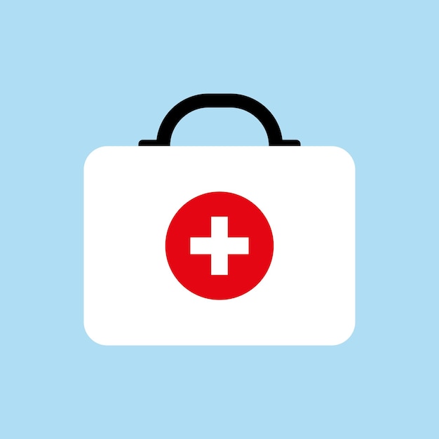 Minimalist First Aid Kit with Red Cross Symbol | Jiffy Designs