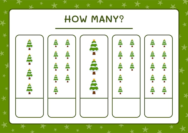 Counting Christmas Trees: A Fun Holiday Math Activity | Jiffy Designs