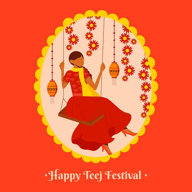 Vibrant Celebration of the Teej Festival | Jiffy Designs