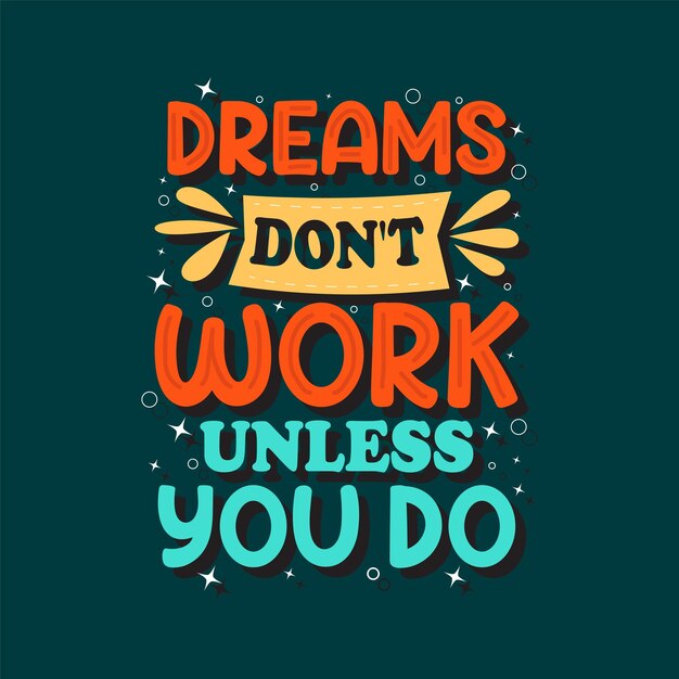 Vibrant Motivational Typography with Inspiring Message | Jiffy Designs
