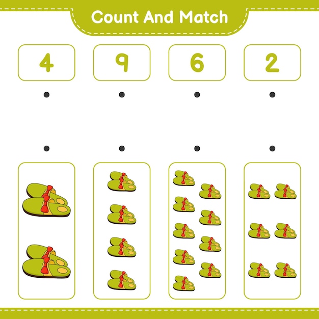 Colorful Counting and Matching Game with Cute Mushrooms | Jiffy Designs