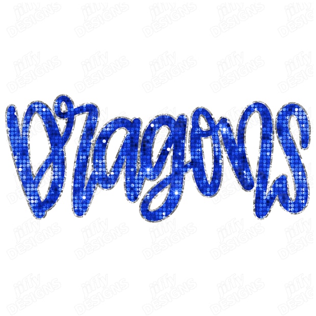 'Diggons' Vibrant Blue Pixelated Text with Fluid Cursive Style | Jiffy ...