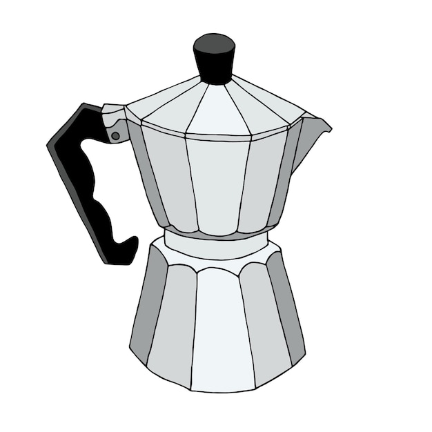 Sleek and Sophisticated Moka Pot: A Timeless Espresso Maker | Jiffy Designs