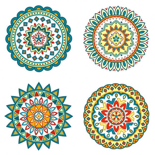 Vibrant Floral Mandalas: A Kaleidoscope of Color and Symmetry | Jiffy ...