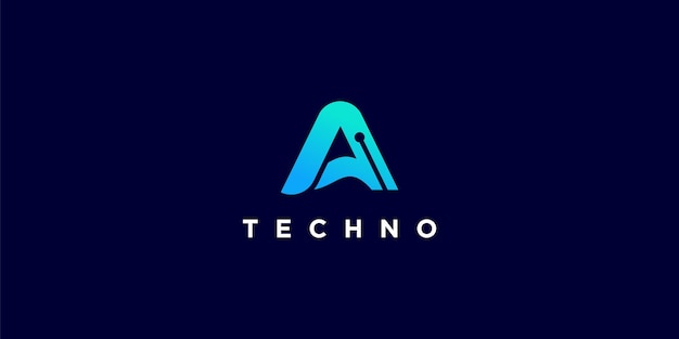 Vibrant Techno Logo with Sleek Geometric Design | Jiffy Designs