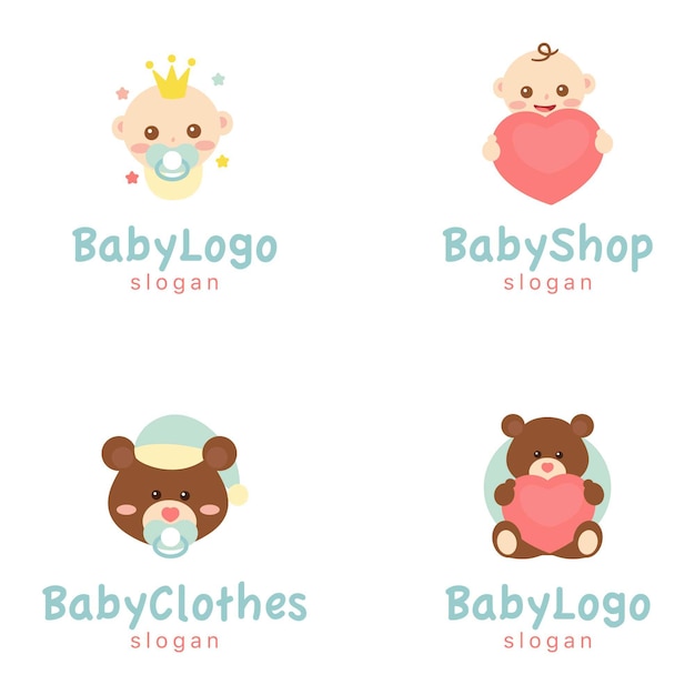 Adorable Baby Logos with Playful Designs and Sweet Accents | Jiffy Designs