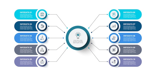 Radiant Infographic with Vibrant Icons and Descriptive Captions | Jiffy ...