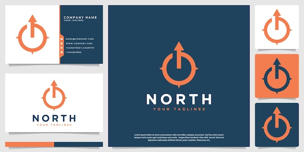 Elegant Compass-Inspired Brand Identity with Sleek Typography | Jiffy ...