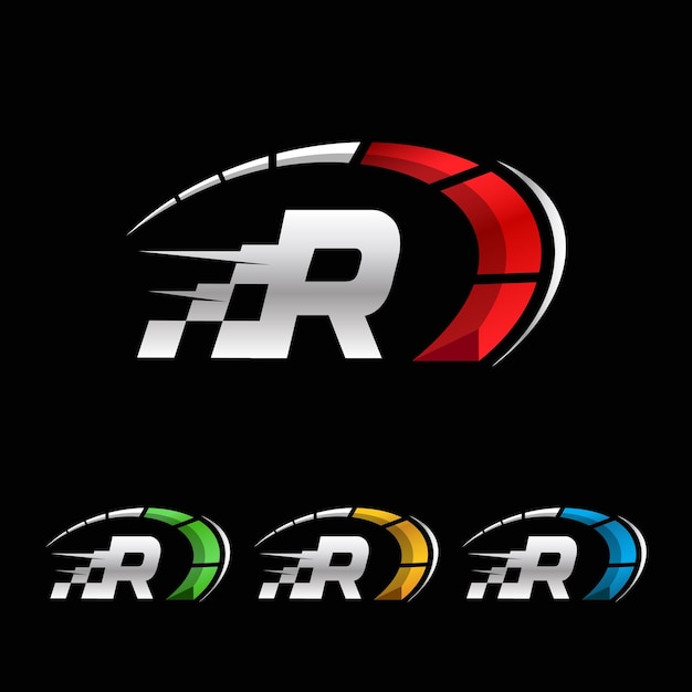 Dynamic Monogram with Vibrant Color Accents | Jiffy Designs