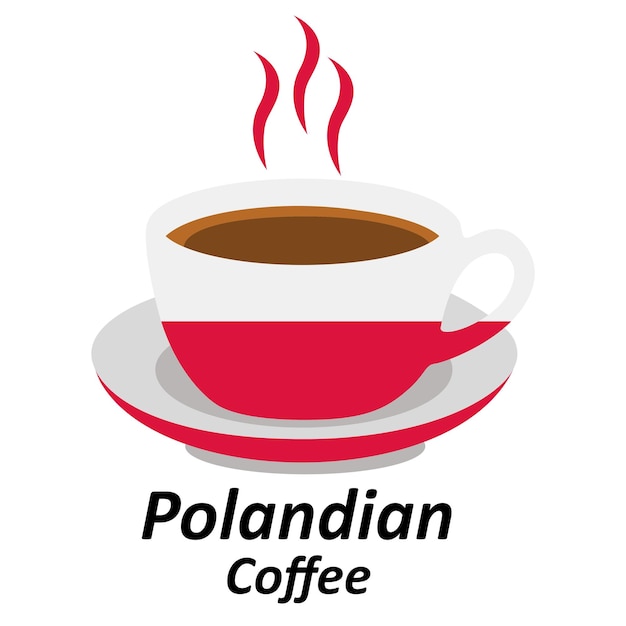Vibrant Red and White Coffee Cup Logo | Jiffy Designs