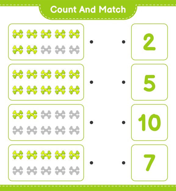 Vibrant Bow Tie Counting and Matching Activity | Jiffy Designs