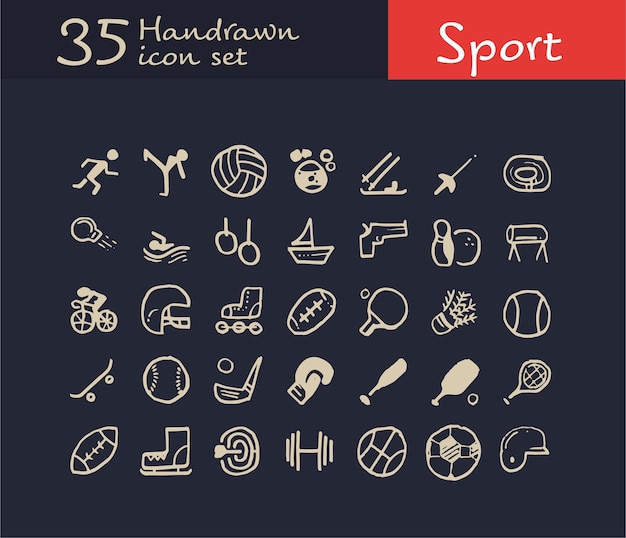 Comprehensive Sports Icon Collection with Versatile Designs | Jiffy Designs